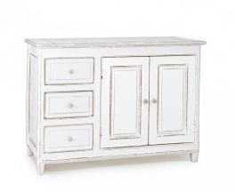 COLETTE ΝΤΟΥΛΑΠΙ ΞΥΛΙΝΟ ΑΝΤΙΚΕ ΛΕΥΚΟ 120X45X85