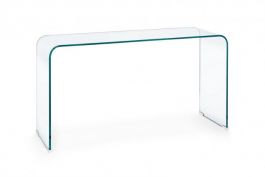 IRIDE ΚΟΝΣΟΛΑ ΓΥΑΛΙΝΗ ΔΙΑΦΑΝΗ 125X40X70