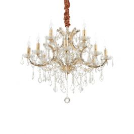 IDEAL LUX 12ΦΩΤΟΣ ΠΟΛΥΕΛΑΙΟΣ ΜΕ ΚΡΥΣΤΑΛΛΑ ΧΡΥΣΟΣ/ΔΙΑΦΑΝΟΣ NAPOLEON SP12 ...