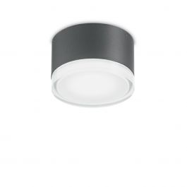 IDEAL LUX ΦΩΤΙΣΤΙΚΟ ΤΟΙΧΟΥ/ΟΡΟΦΗΣ ΕΞΩΤΕΡΙΚΟΥ ΧΩΡΟΥ ΑΝΘΡΑΚΙ URANO PL1 ...