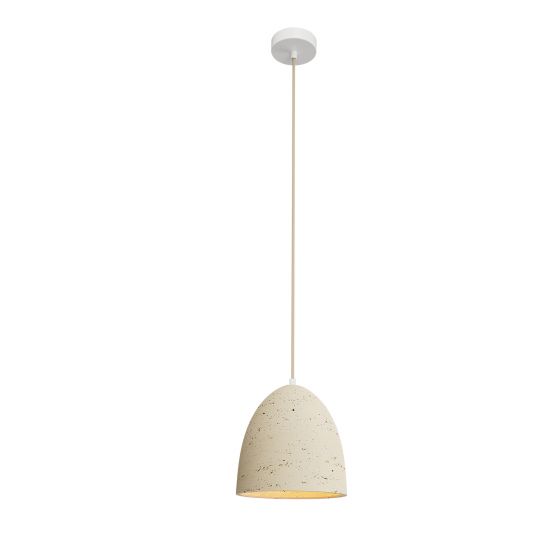 Sunlight Φωτιστικό Οροφής Τσιμεντένιο Χρώμα Φυσικής Τραβερτίνης Ø21 Εκ ...