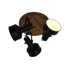 HOMELIGHTING ΦΩΤΙΣΤΙΚΟ ΟΡΟΦΗΣ ΜΕΤΑΛΛΙΚΟ ΜΑΥΡΟ FARCOM 77-3049