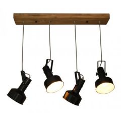 HOMELIGHTING ΦΩΤΙΣΤΙΚΟ ΟΡΟΦΗΣ ΜΕΤΑΛΛΙΚΟ ΜΑΥΡΟ FARCOM 77-3049