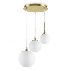 IDEAL LUX 3ΦΩΤΟ ΦΩΤΙΣΤΙΚΟ ΟΡΟΦΗΣ LED ΧΡΥΣΟ/ΛΕΥΚΟ UMILE SP3 224541