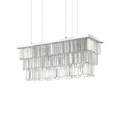 IDEAL LUX 8ΦΩΤΟ ΦΩΤΙΣΤΙΚΟ ΟΡΟΦΗΣ ΡΑΓΑ ΜΕ ΚΡΥΣΤΑΛΛΑ ΧΡΥΣΟ MARTINEZ SP8 ...