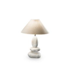 IDEAL LUX ΕΠΙΤΡΑΠΕΖΙΟ ΦΩΤΙΣΤΙΚΟ ΚΕΡΑΜΙΚΟ ΑΝΤΙΚΕ ΛΕΥΚΟ KALI-1 TL1 245348